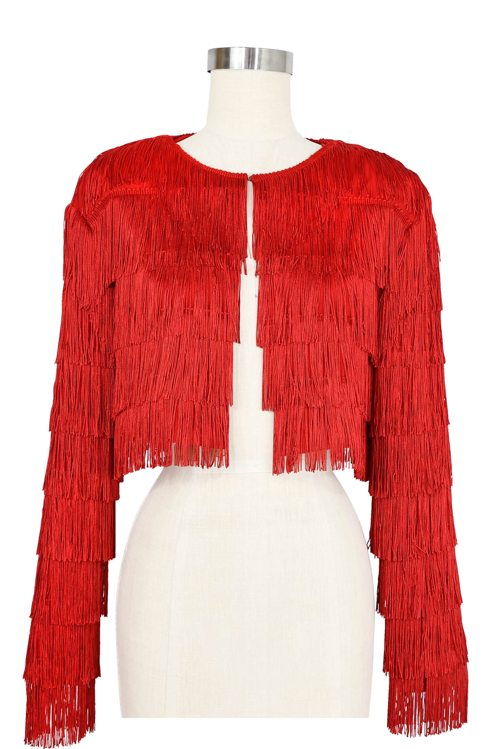 Shimmy Jacket - Red Fringe – Trashy Diva