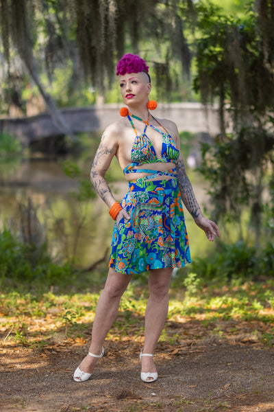 Esther Halter Top - Dragon Flower - Final Sale