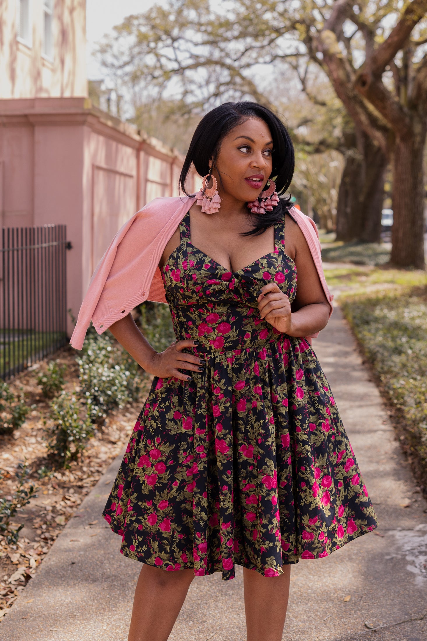 Hottie Mini Dress - Fairytale Rose